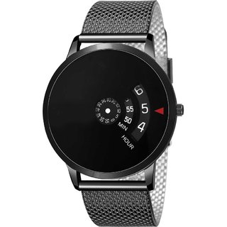HRV Men's Round Dial Black Strap Analog Watch - 5star online store ...
