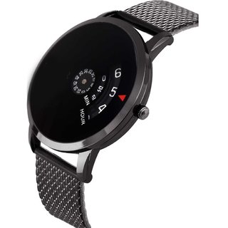 HRV Men's Round Dial Black Strap Analog Watch - 5star online store ...